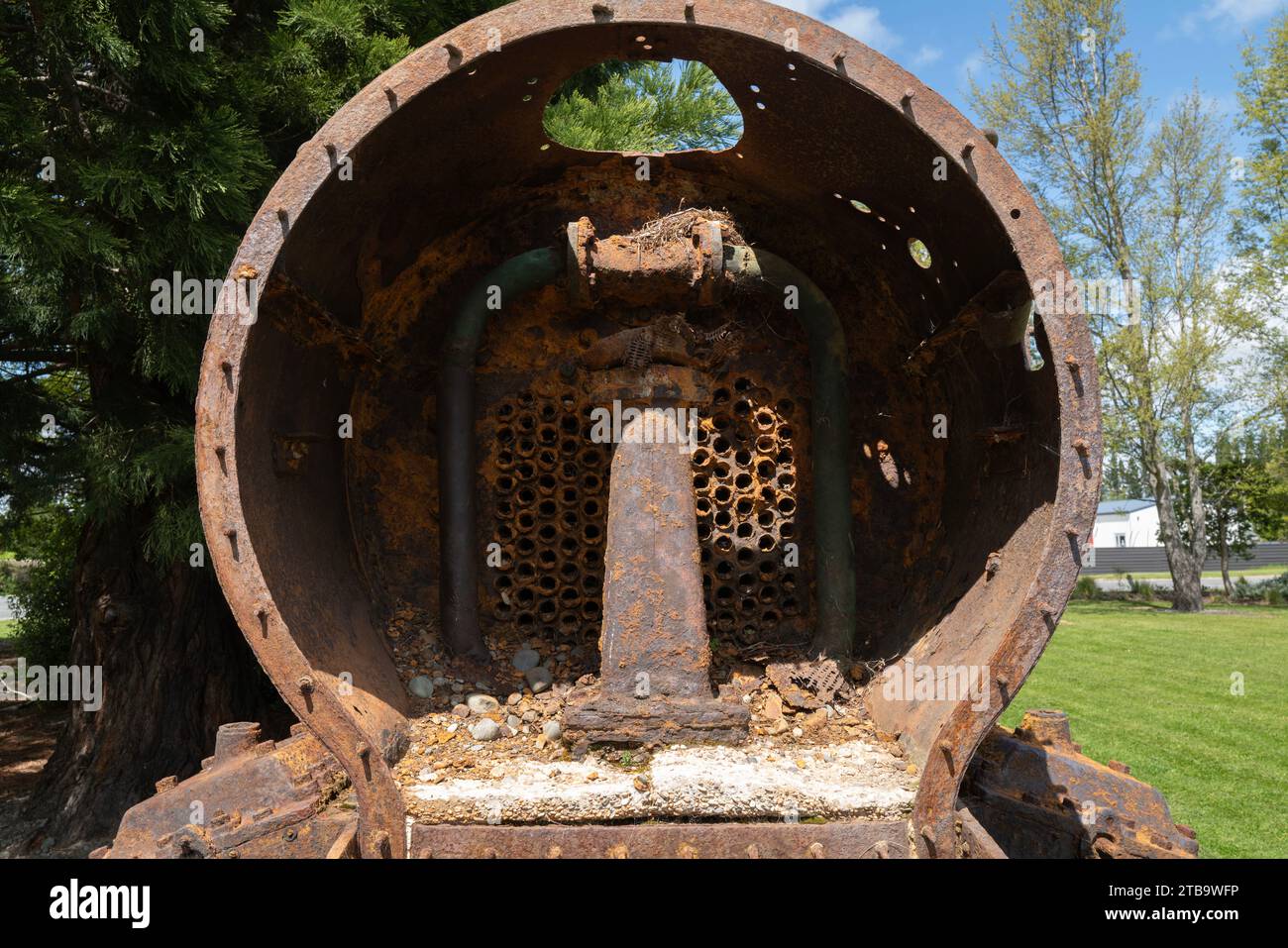 Road trip around the South Island of New Zealand. pictured at Lumsden ...