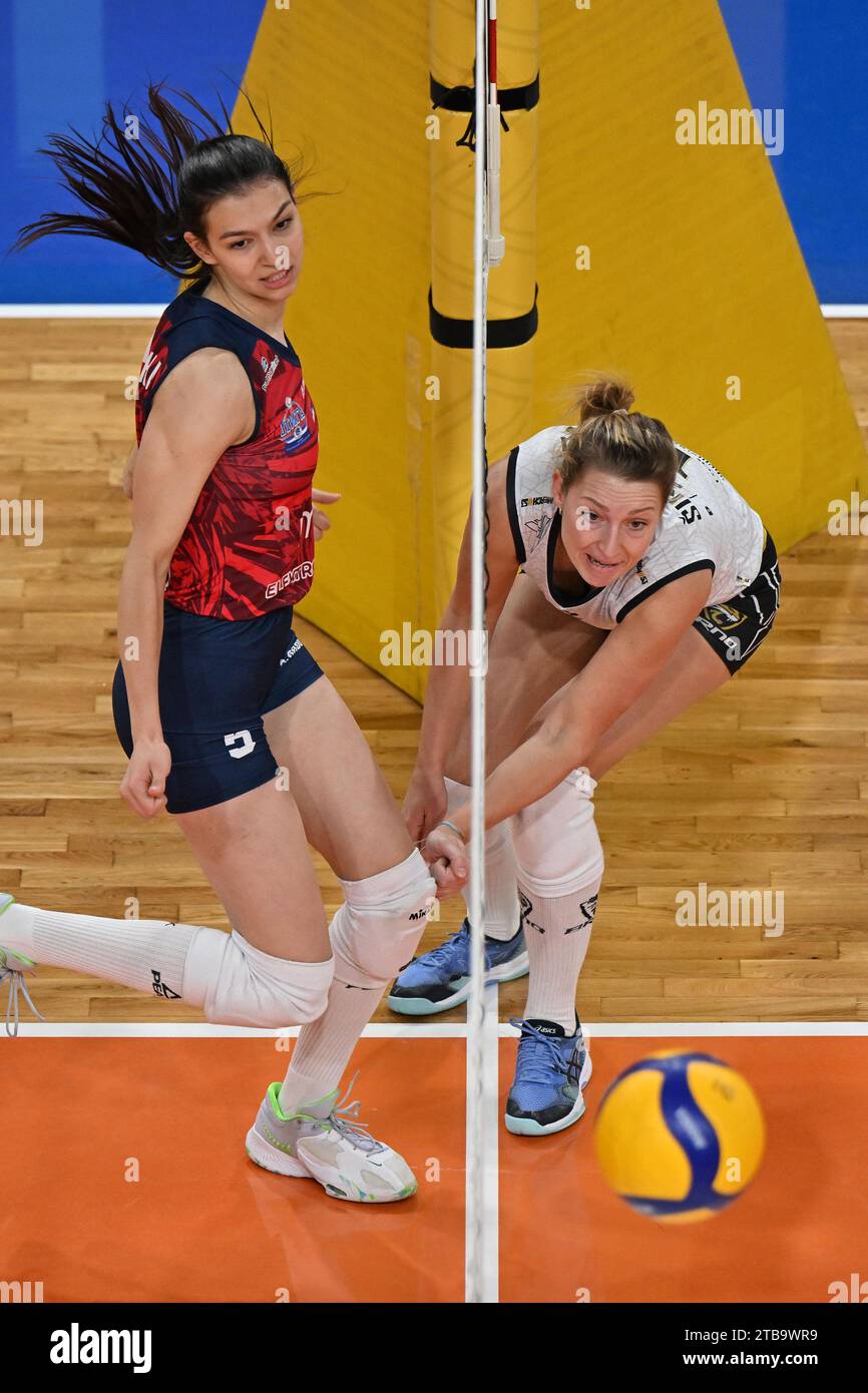 Brno, Czech Republic. 05th Dec, 2023. Simona Mateska of Crvena Zvezda ...