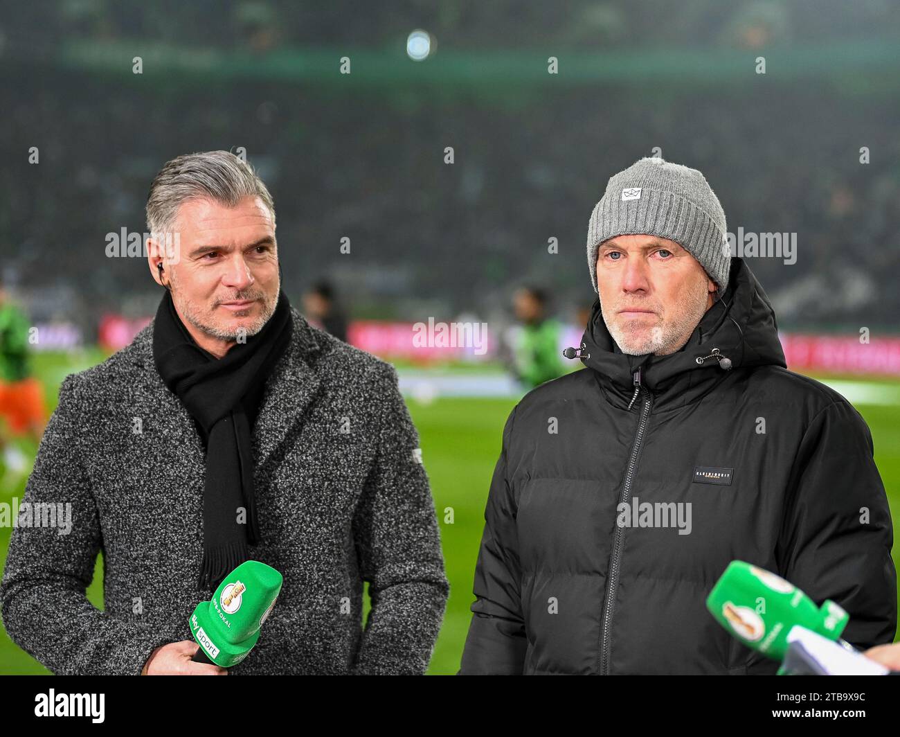 Karl Heinz Pflipsen und Peter Wynhoff bei Sky Sport. Borussia ...
