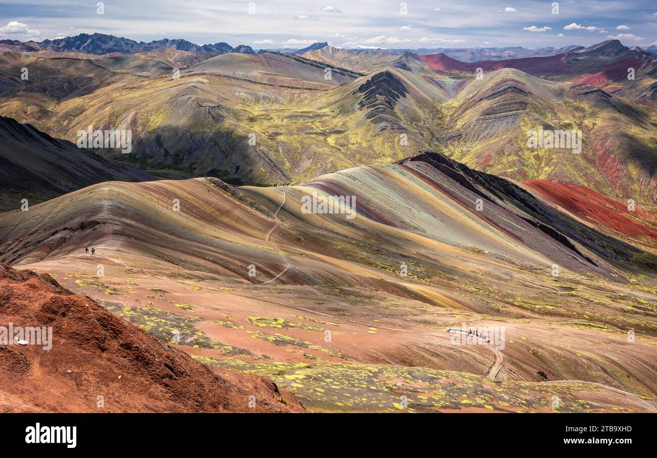 Rainbow Mountains Peru Stock Photo - Alamy
