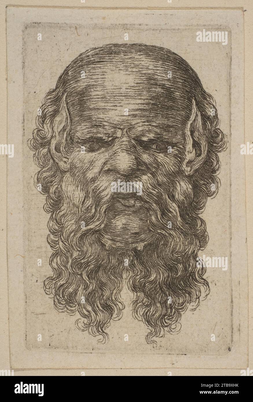 Mask 1918 by Stefano della Bella Stock Photo - Alamy