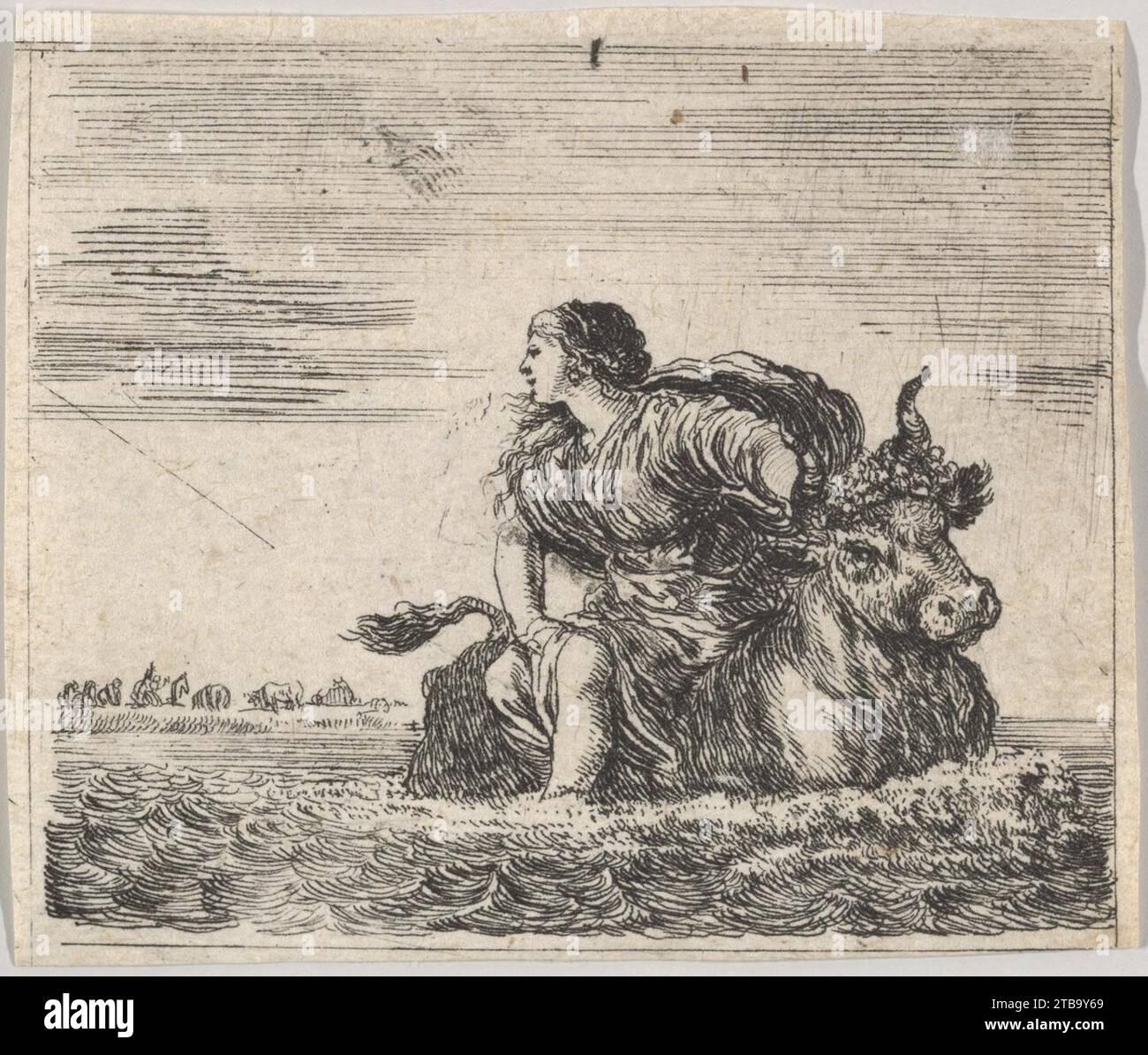 Jupiter and Europa, from 'Game of Mythology' (Jeu de la Mythologie ...