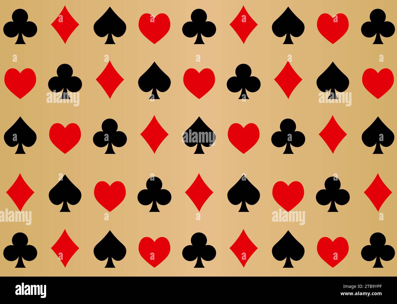 playing cards and poker spade, heart, club, diamond seamless background ...