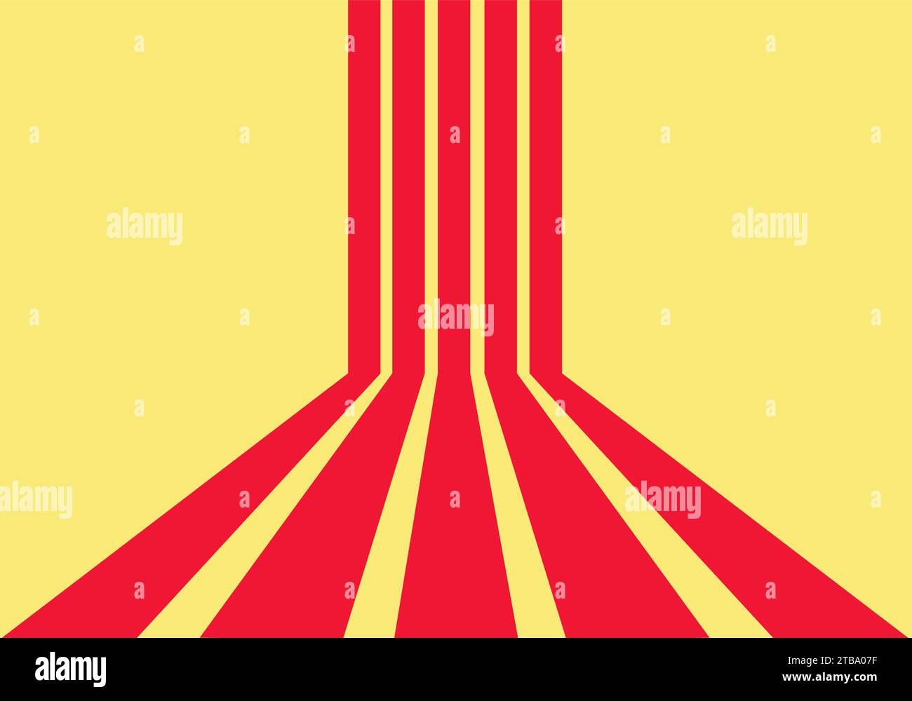 Bright red yellow lines hi-res stock photography and images - Alamy