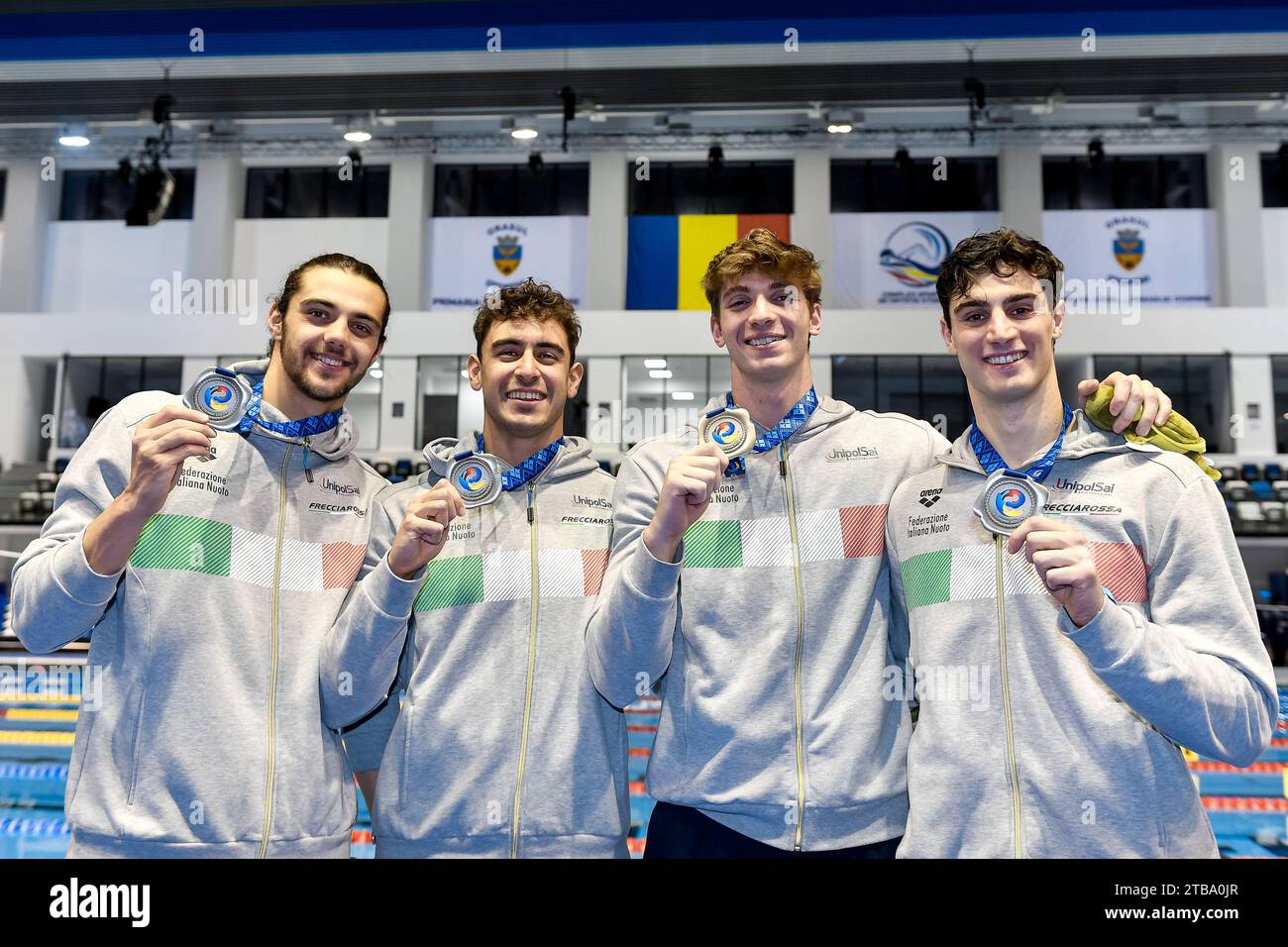 Otopeni, Romania. 05th Dec, 2023. Thomas Ceccon, Leonardo Deplano ...