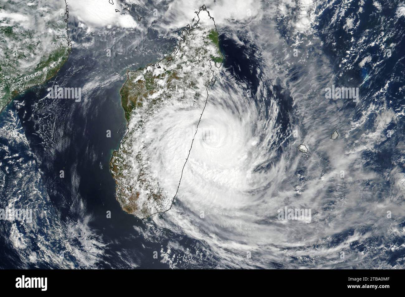 February 22, 2022 - Natural-color satellite view of Tropical Cyclone ...