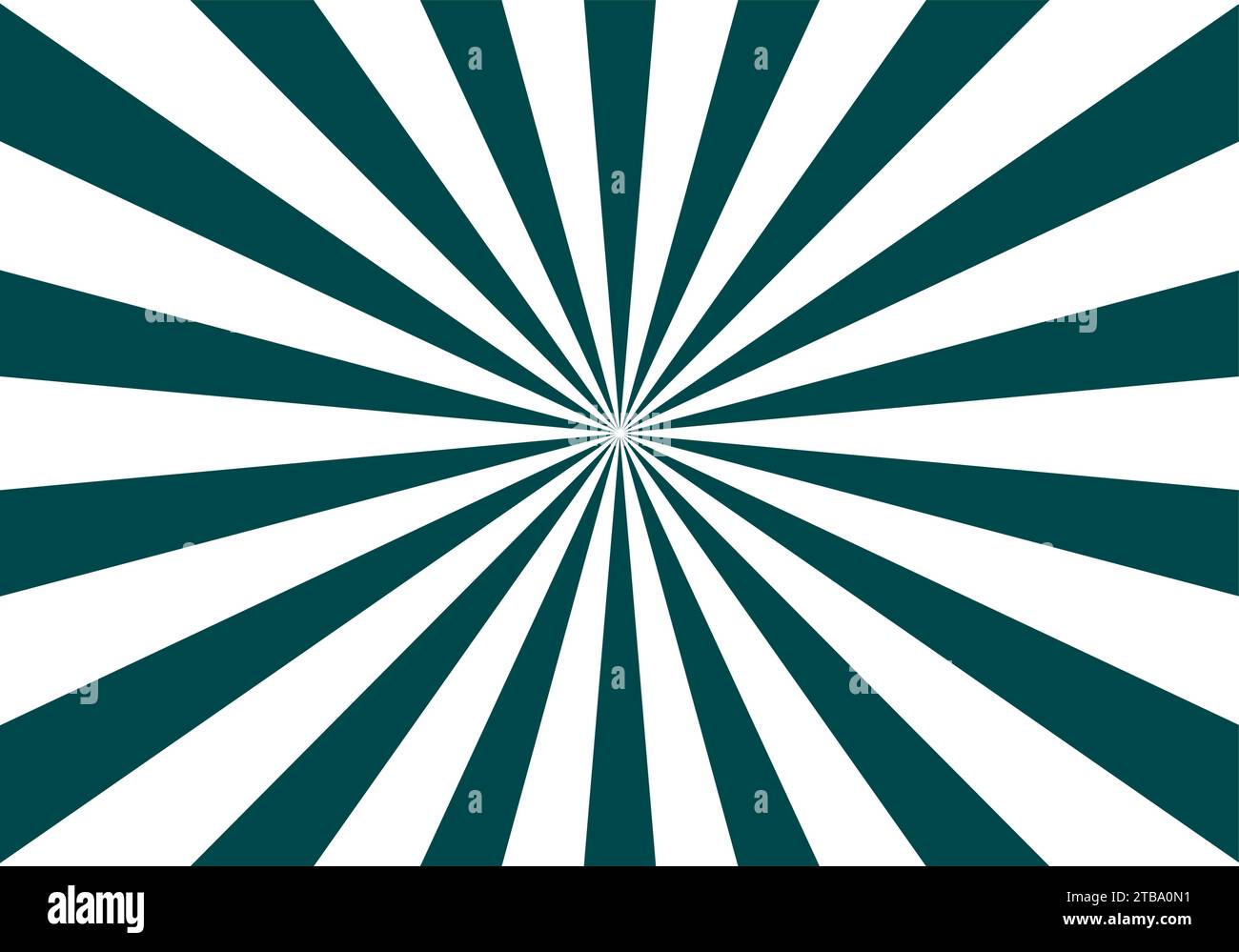 green and white sun burst background with colourful stripes and rays ...