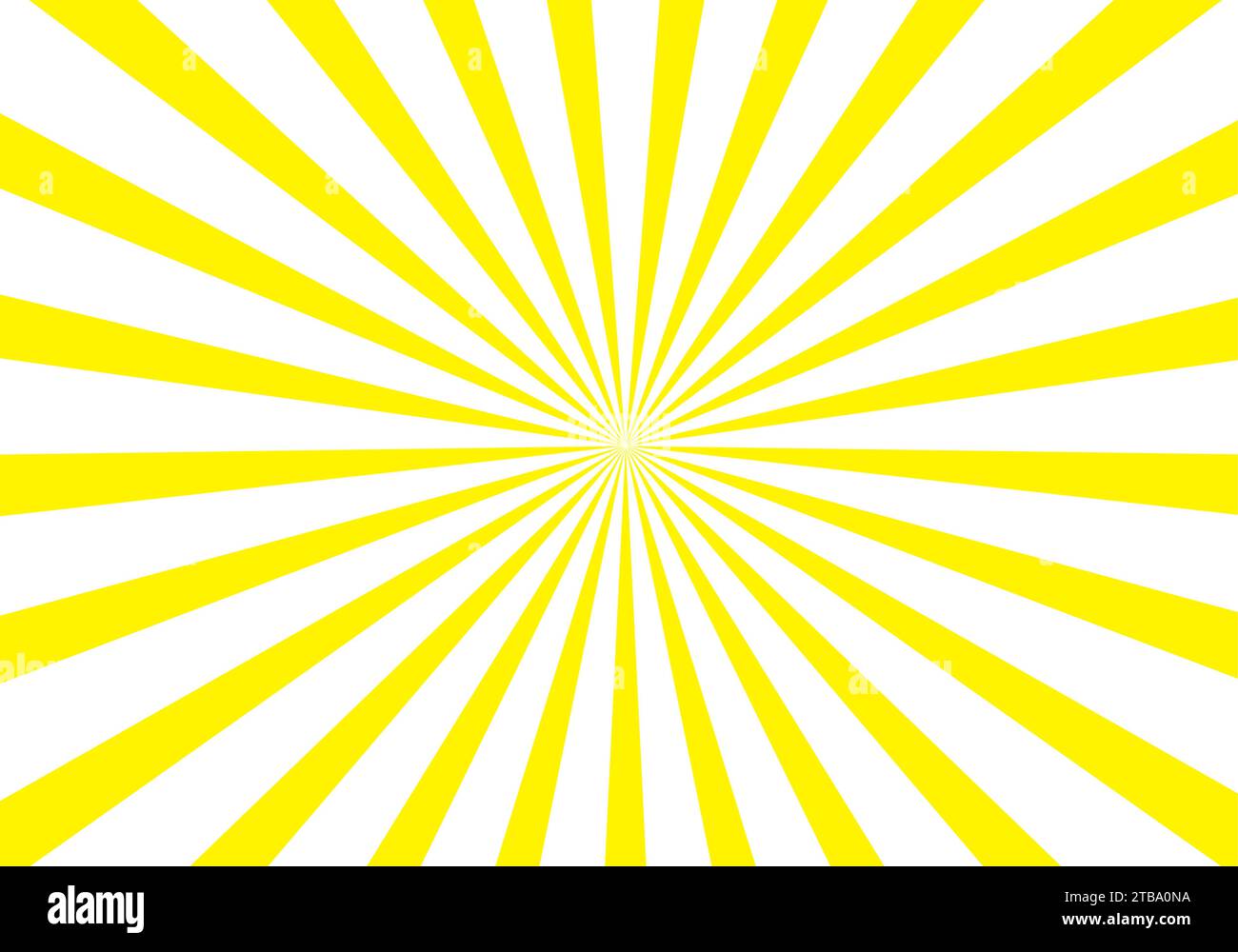 yellow and white sun burst background with colourful stripes and rays ...