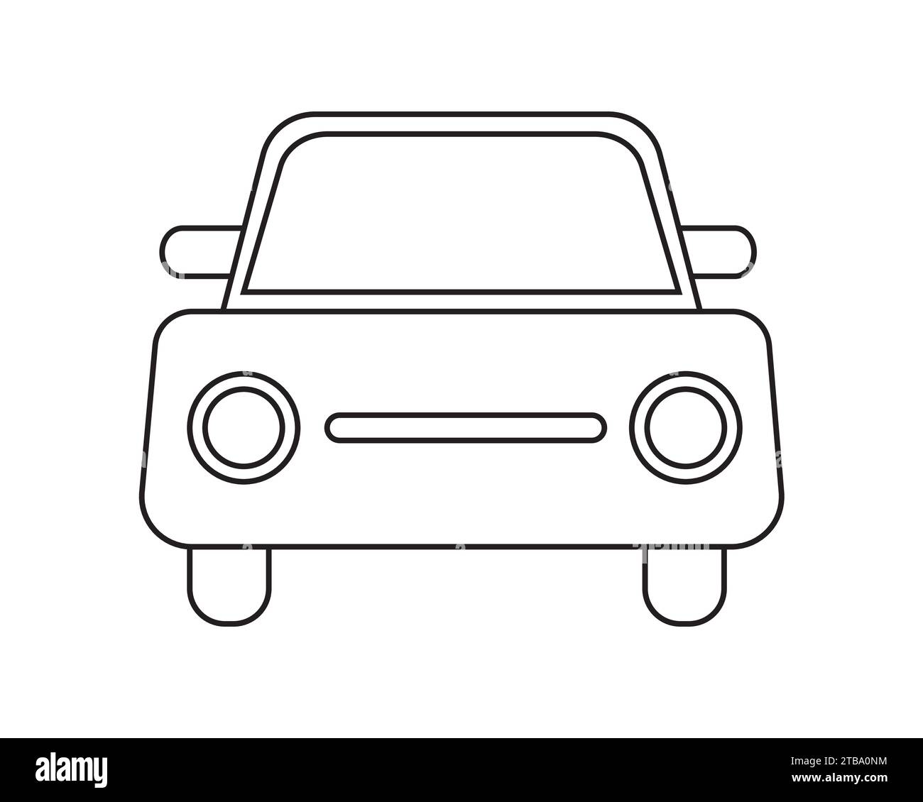 Car Drawing Outline