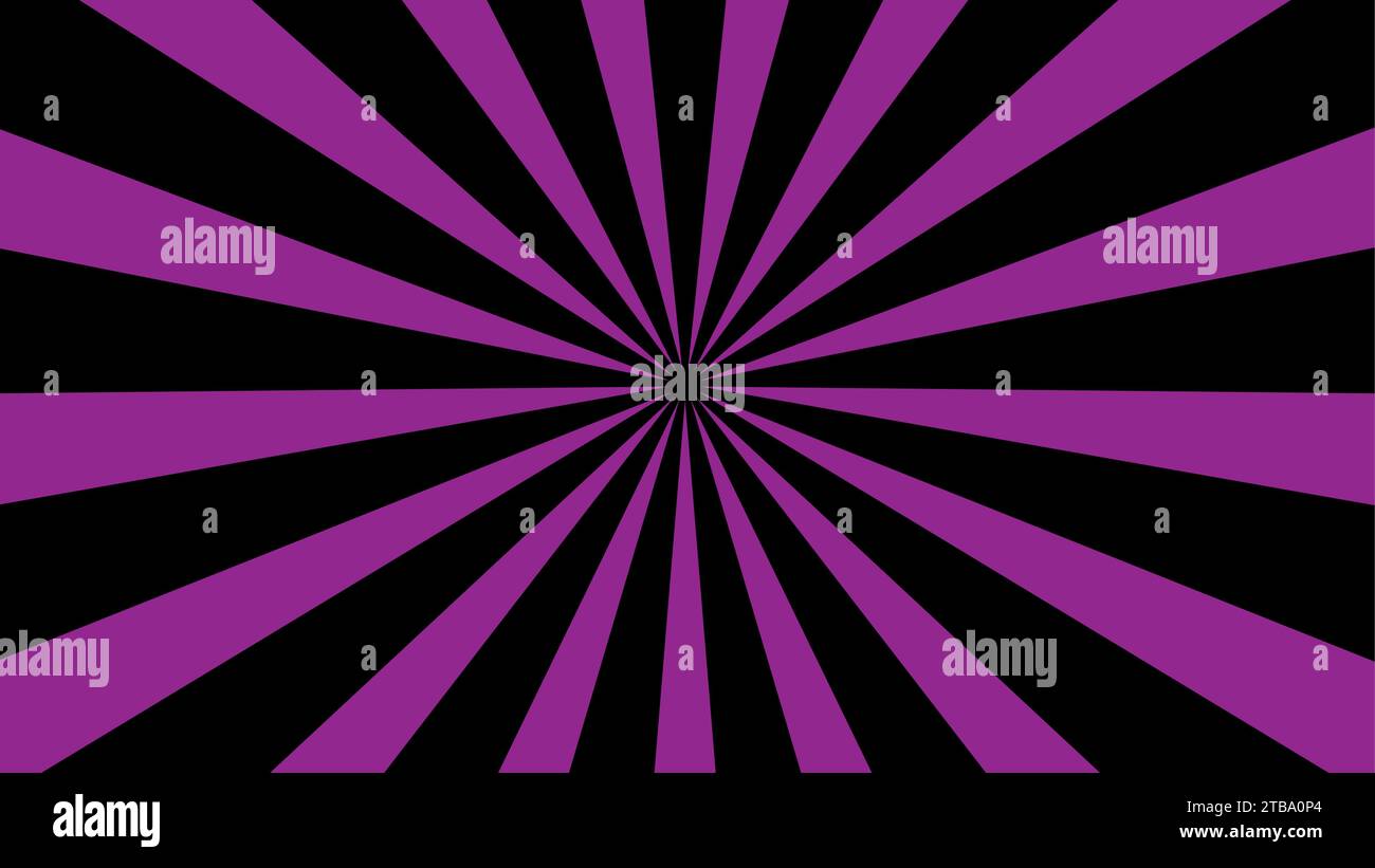 violet sun burst background with colourful stripes and rays vector ...