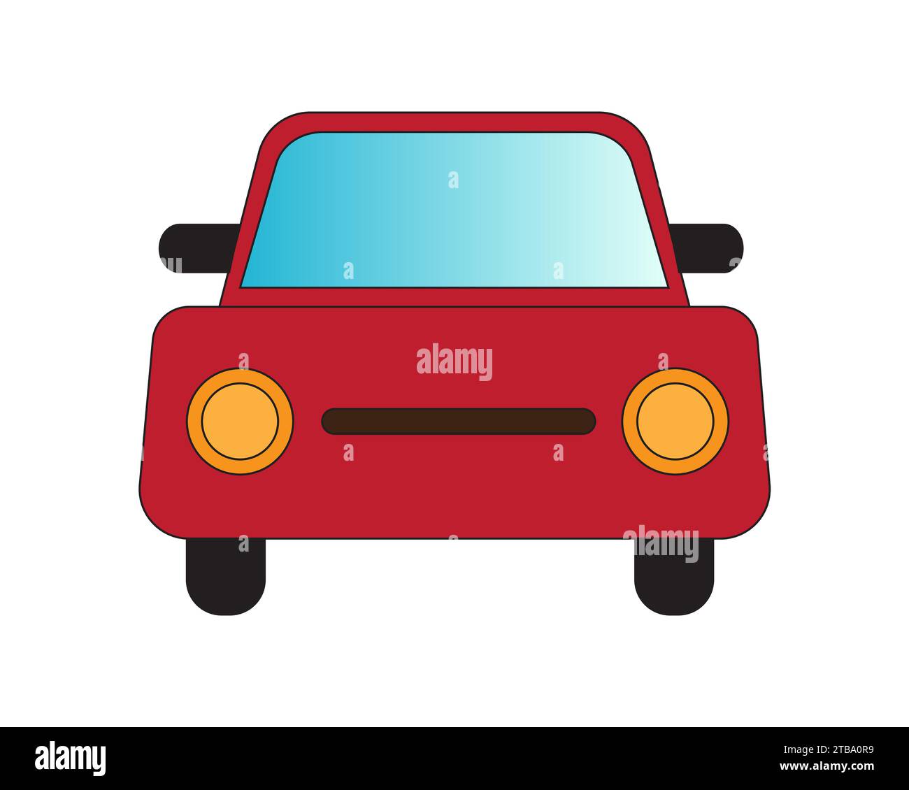 vector illustration of a Car Cartoon Stock Vector Image & Art - Alamy