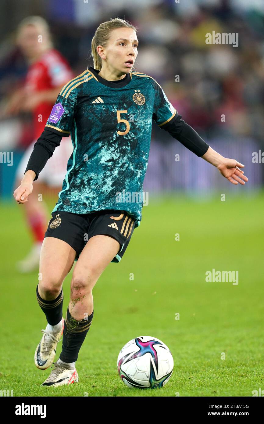 Germany's Elisa Senb in action during the UEFA Women's Nations League ...