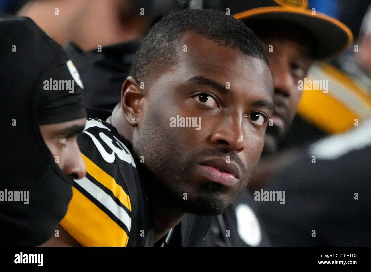 Pittsburgh Steelers wide receiver Miles Boykin (13) sits on the ...