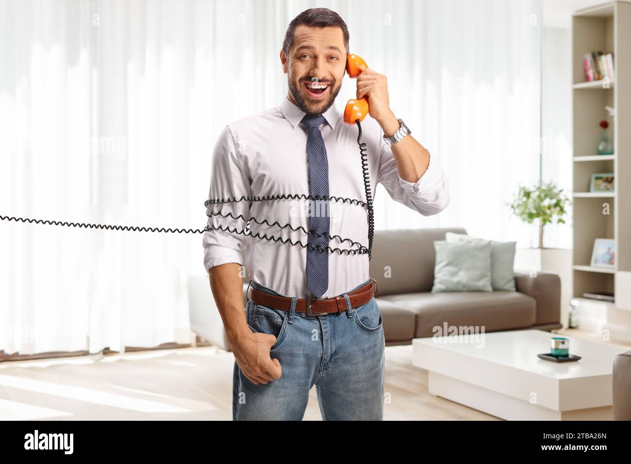 Tied cable hi-res stock photography and images - Alamy