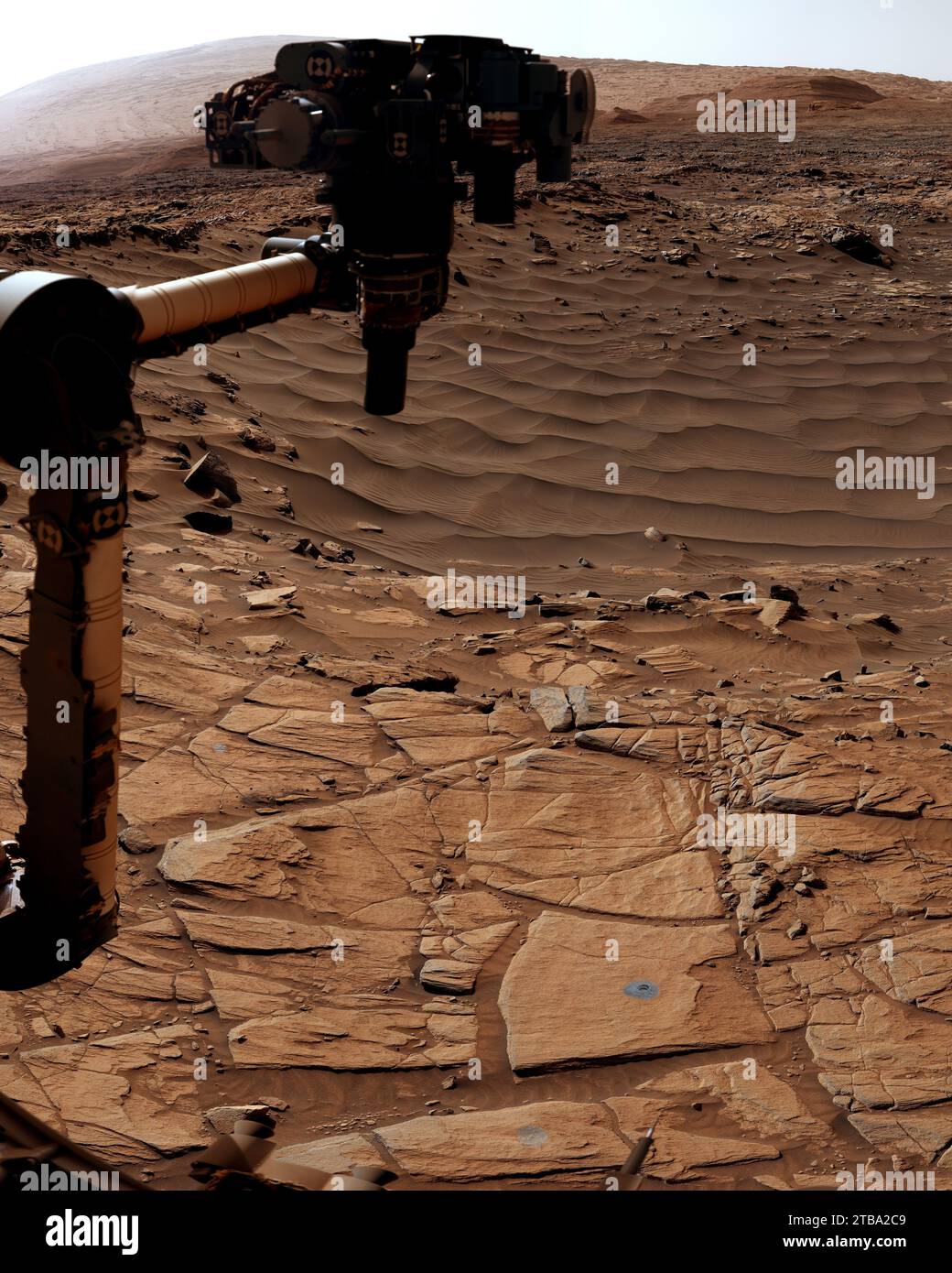 Rover examining a rock on mars hi-res stock photography and images - Alamy