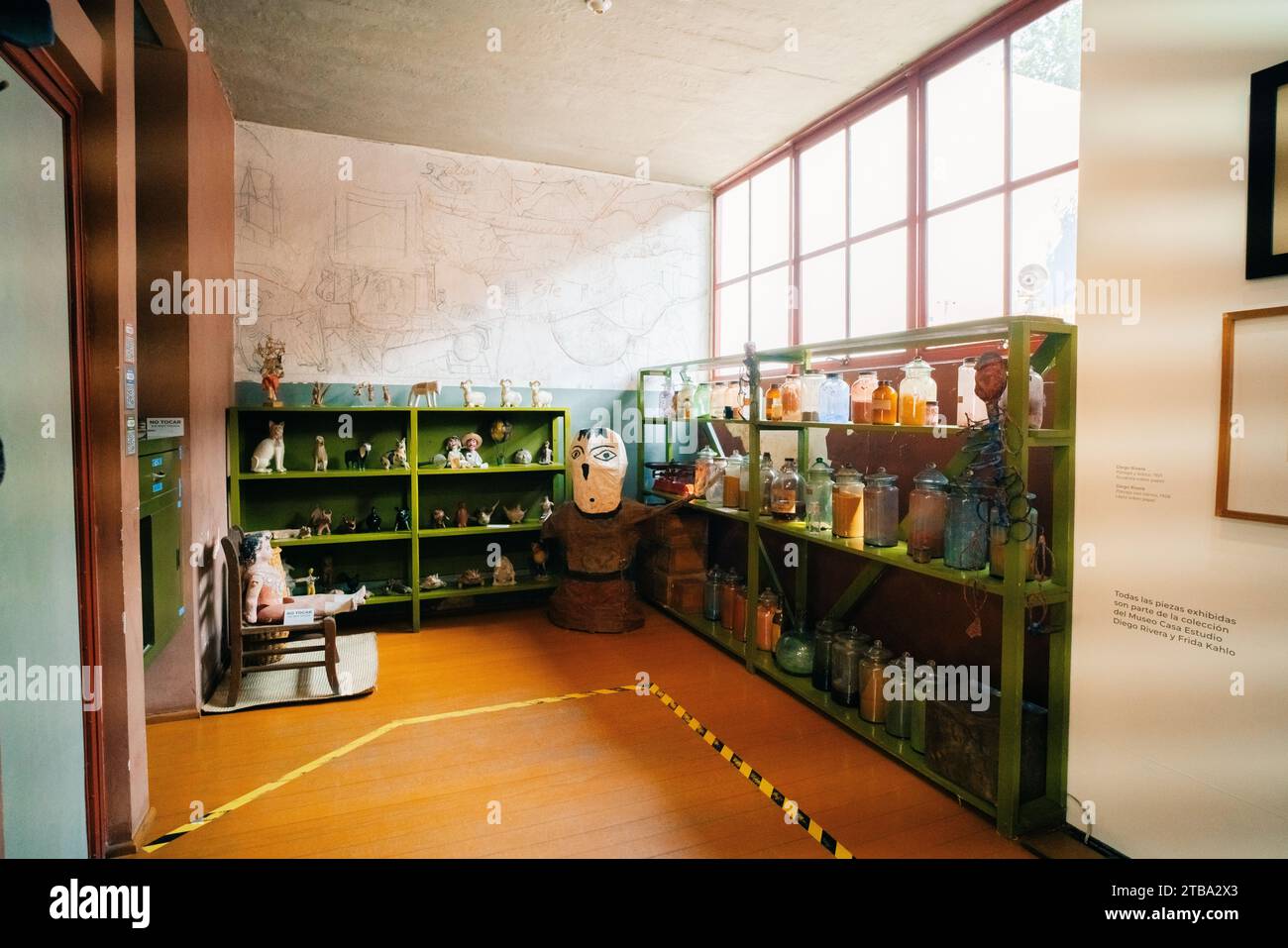 Diego rivera and frida kahlo home studio museum hi-res stock ...