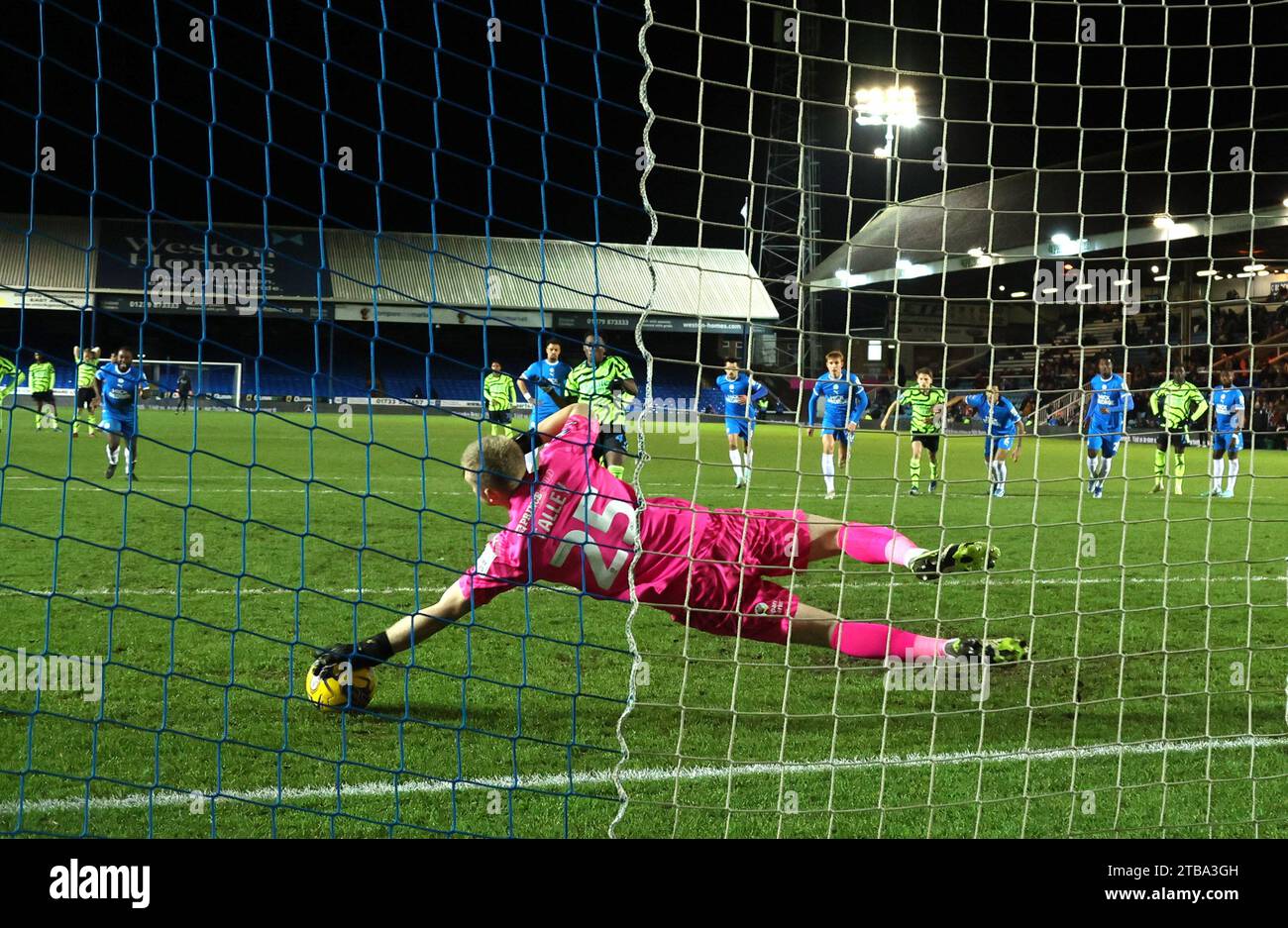 Peterborough united v arsenal u 21s efl trophy match hi-res stock ...