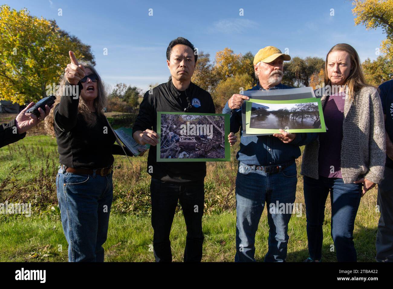 Sacramento, CA, USA. 5th Dec, 2023. District Attorney Thien Ho holds ...