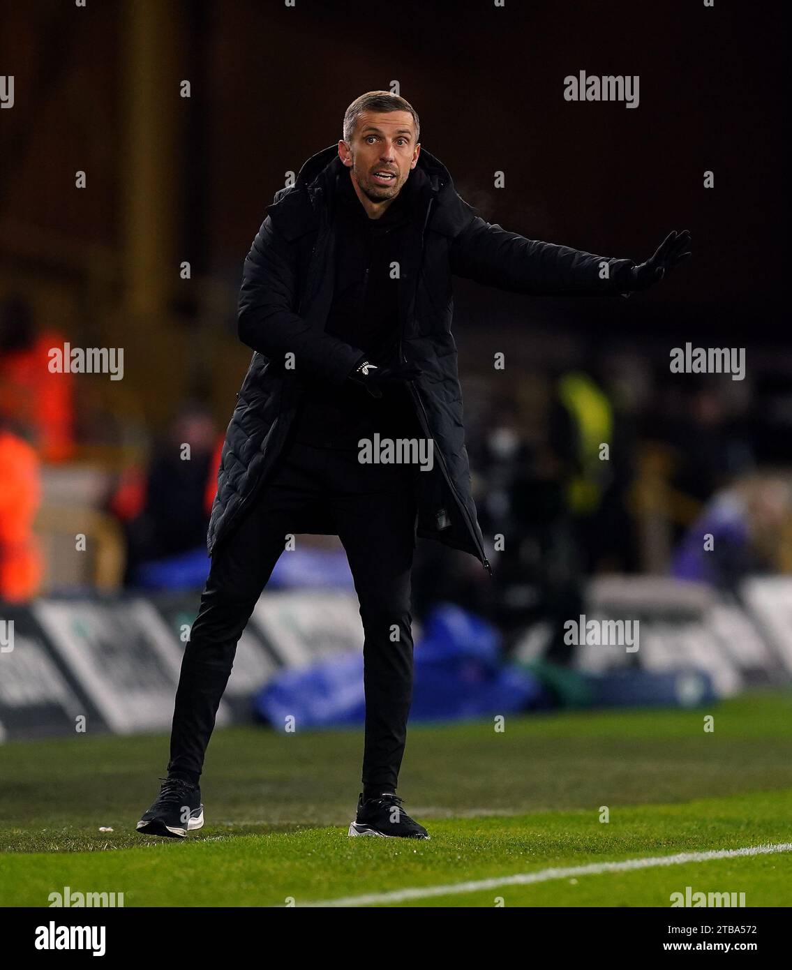 Wolverhampton Wanderers manager Gary O'Neil during the Premier League ...