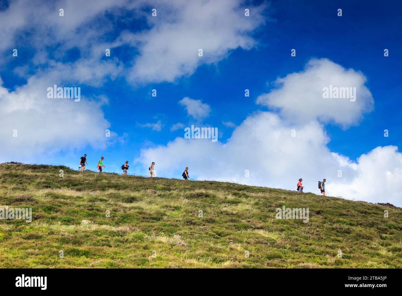Summer rambling in Derbyshire Stock Photo - Alamy