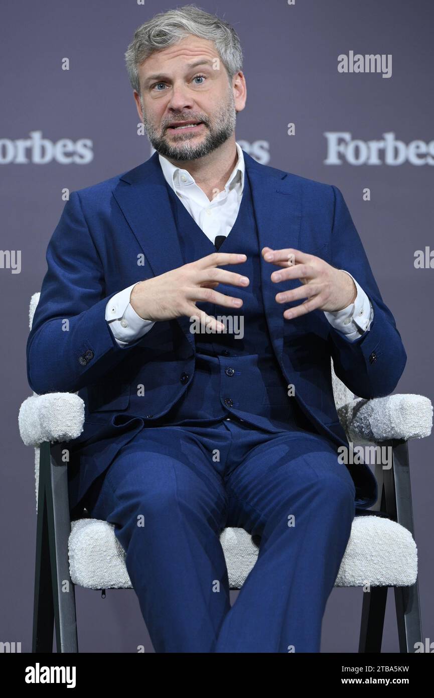 New York, USA. 05th Dec, 2023. Greg Corrado, Ph.D., Head of Health AI ...