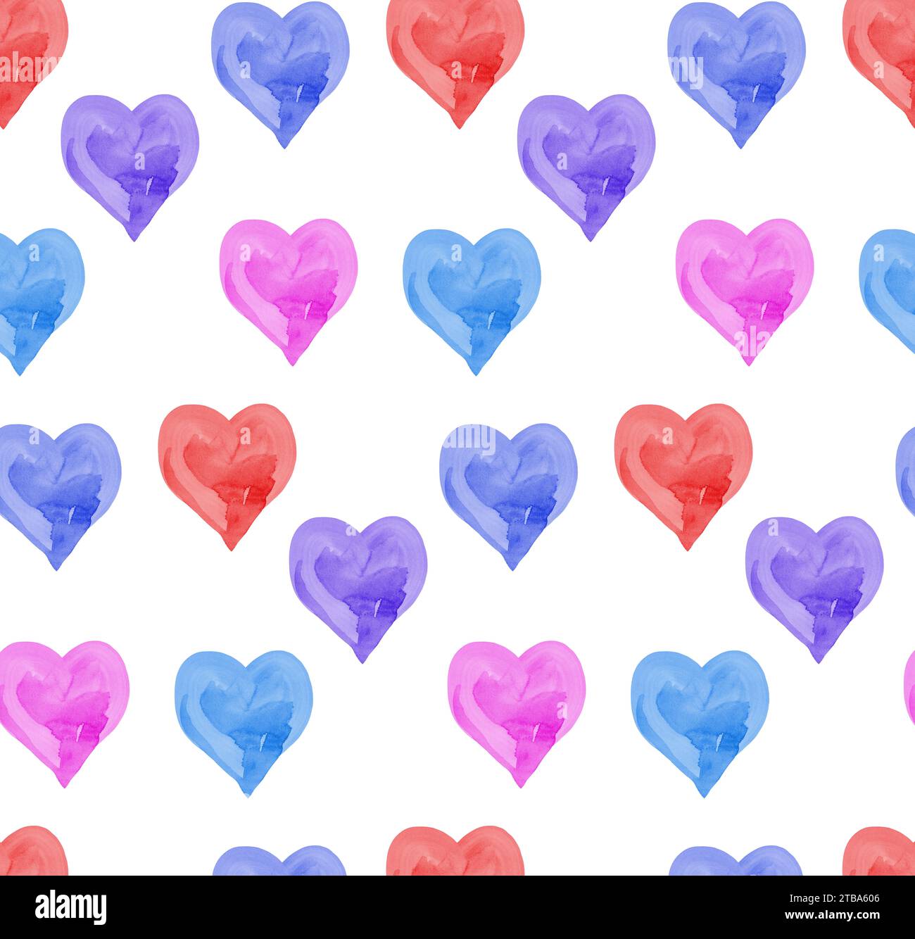 Repeating heart background pattern hi-res stock photography and images ...