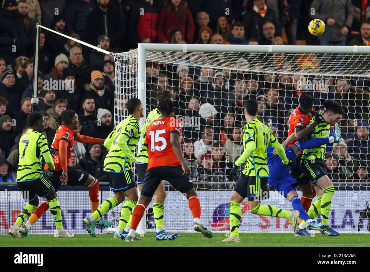 CAPTION CORRECTS THE DATE - Luton Town's Elijah Adebayo scores his side ...