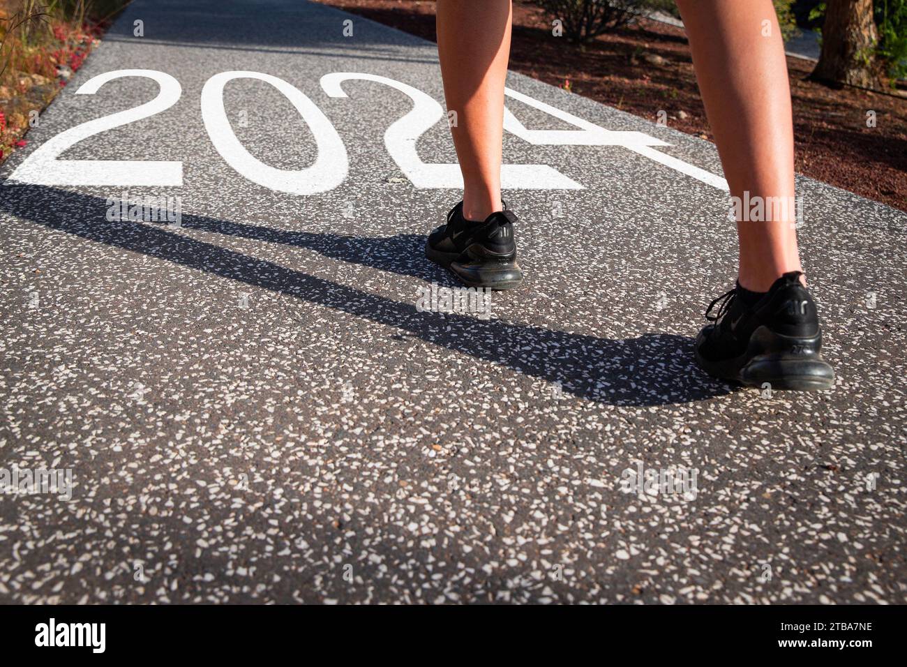 Healthy new year 2024 concept hi-res stock photography and images - Alamy