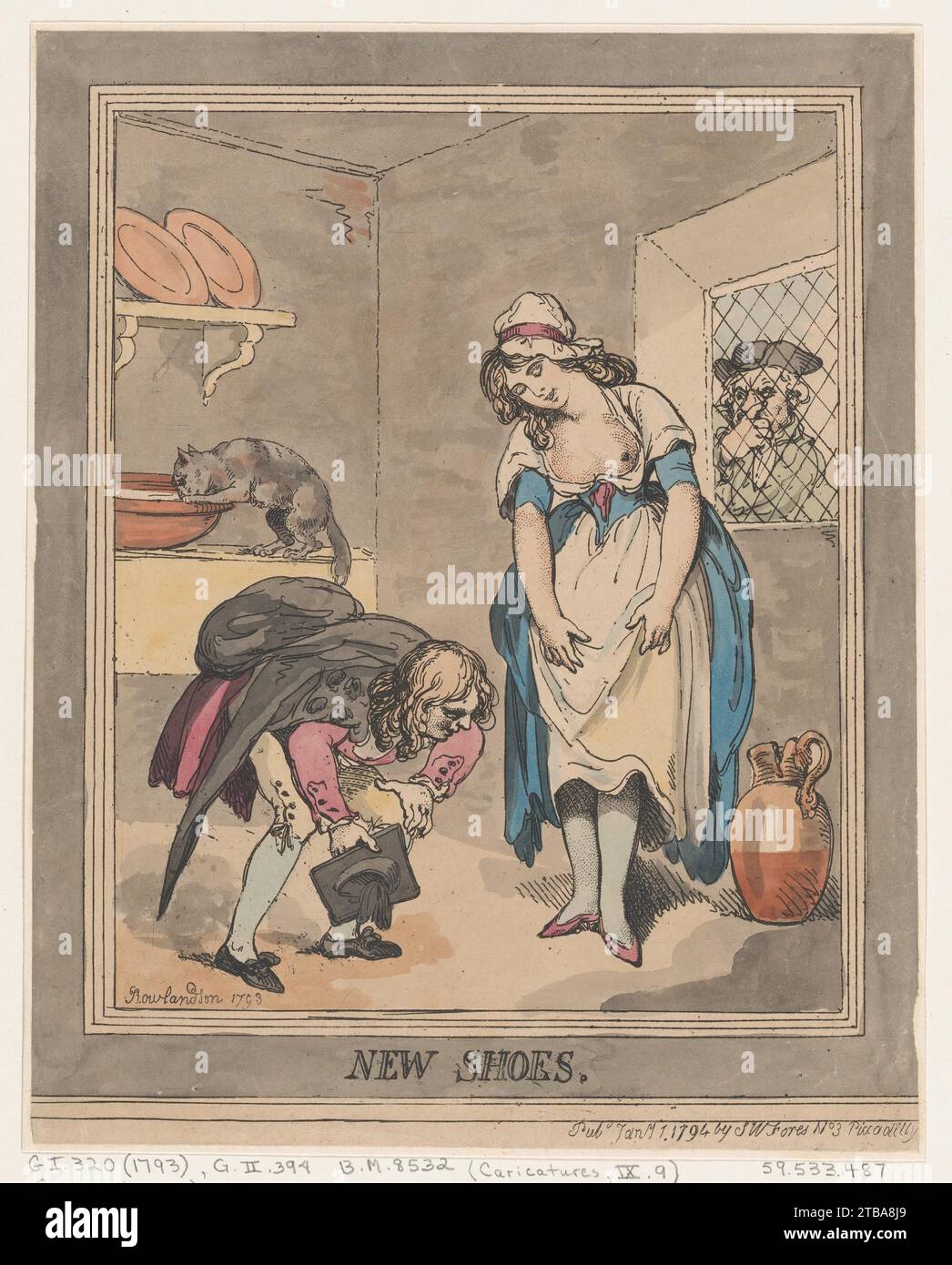 New Shoes 1959 by Thomas Rowlandson Stock Photo - Alamy
