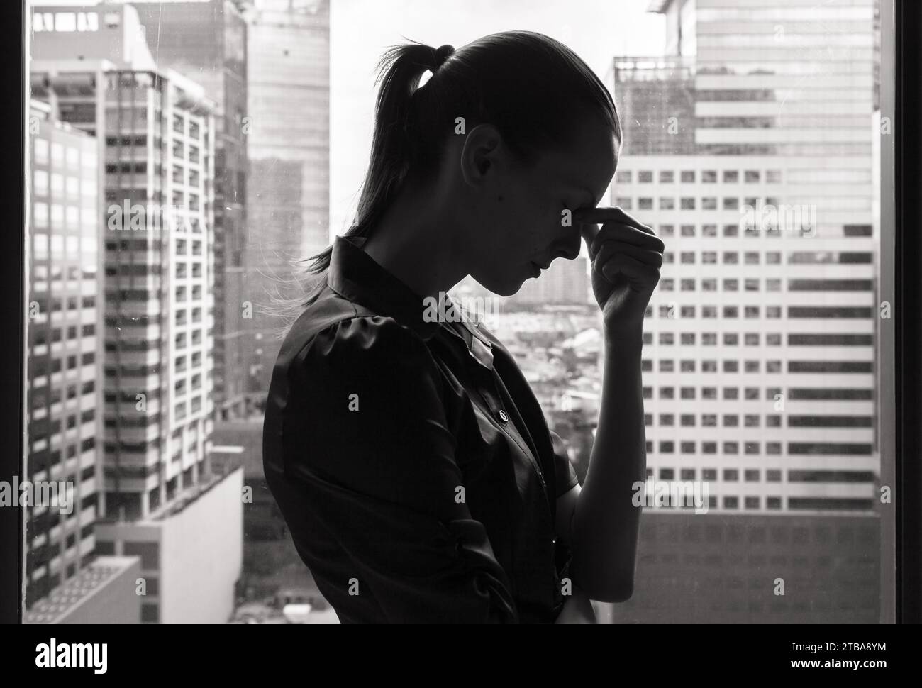 Overtime work exhausted fatigued hi-res stock photography and images ...