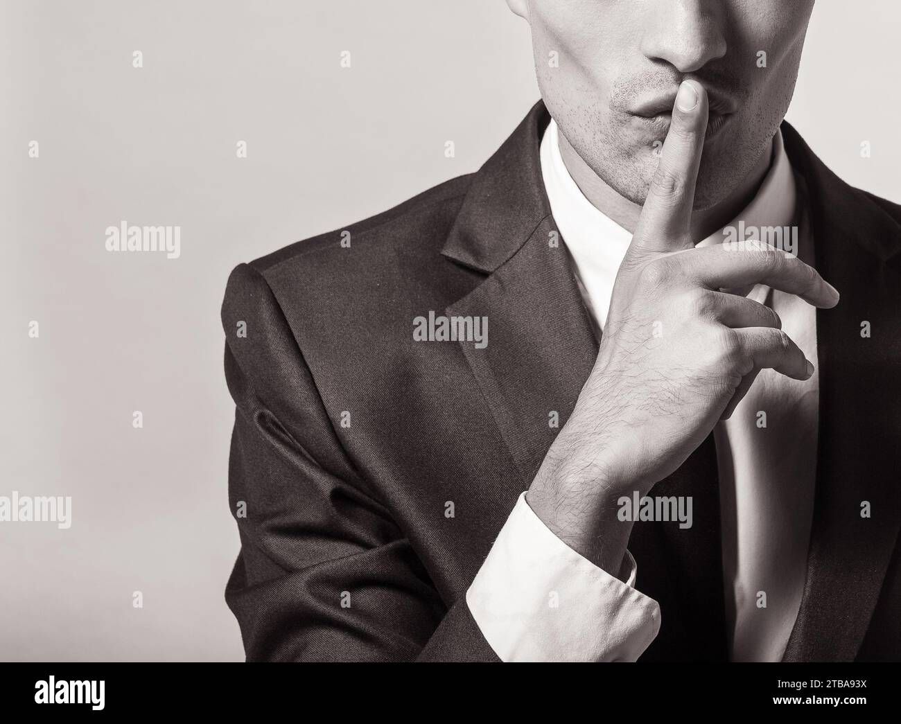 Shhh secret whisper quiet hi-res stock photography and images - Alamy