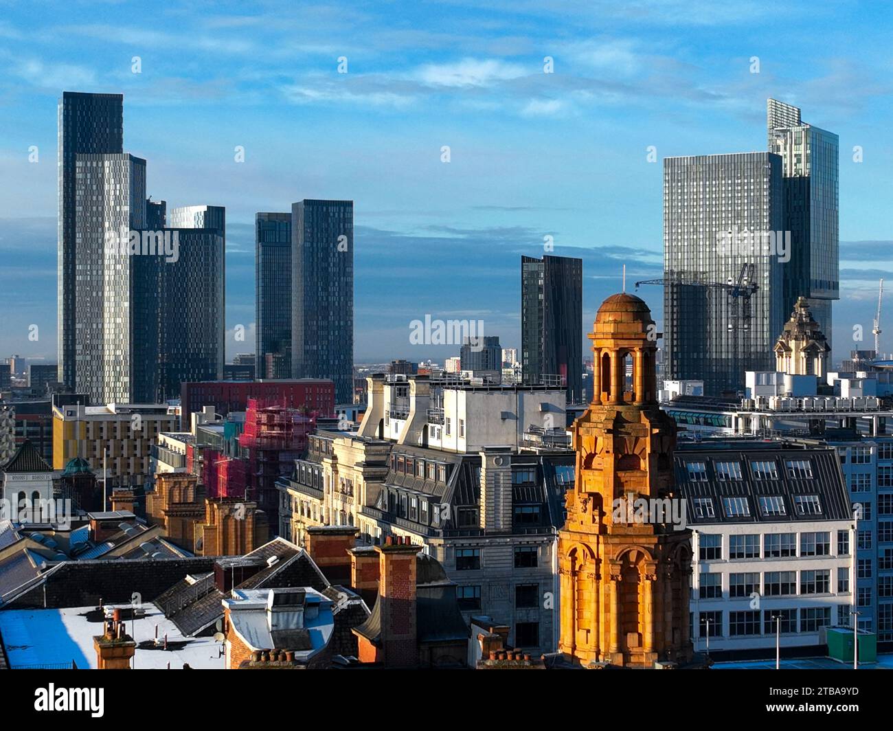 Manchester city centre skyline hi-res stock photography and images - Alamy