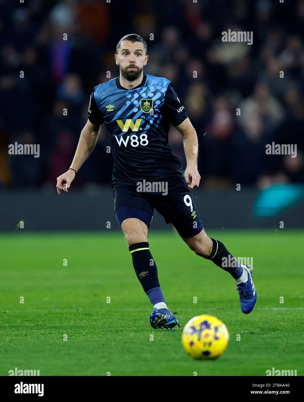 Burnley's Jay Rodriguez during the Premier League match at Molineux ...