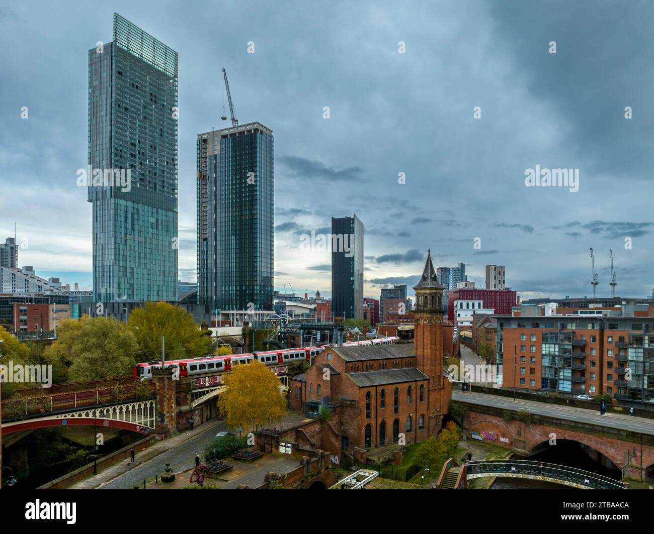Autumn Skyline in Manchester 4 Stock Photo - Alamy