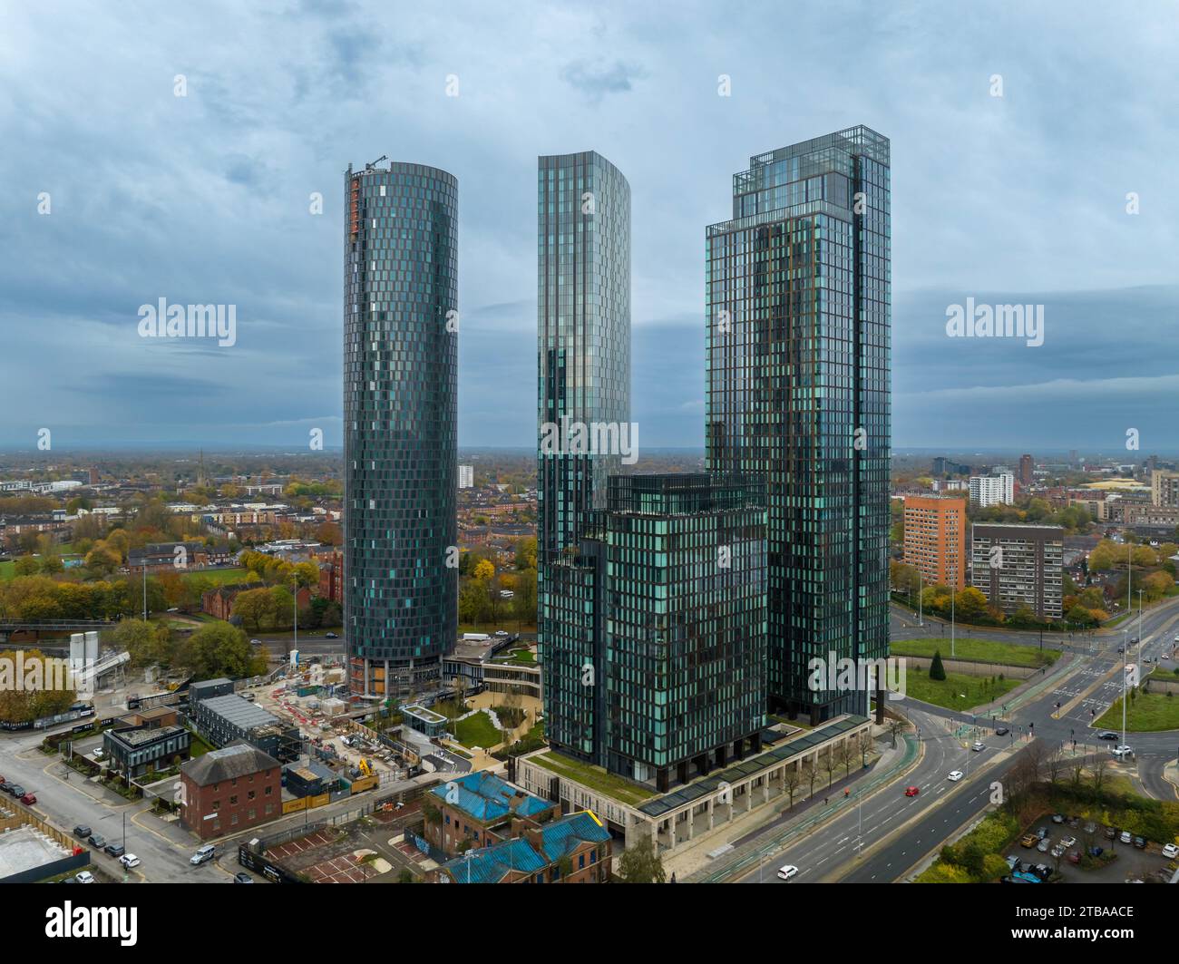 Deansgate square manchester hi-res stock photography and images - Alamy