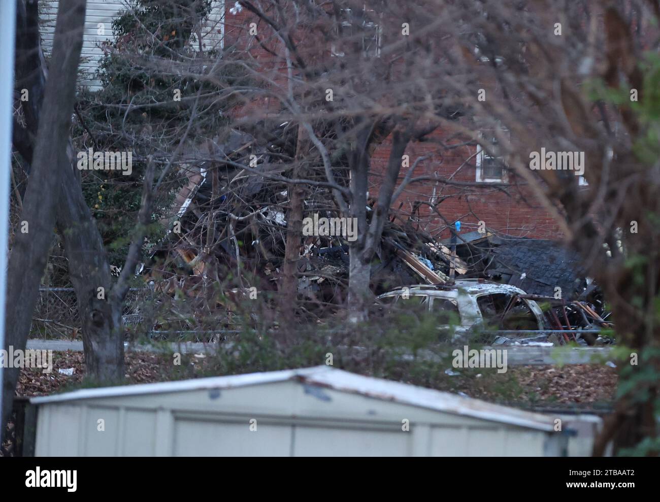 Arlington, VA, USA. 5th Dec, 2023. View of the day after when an ...