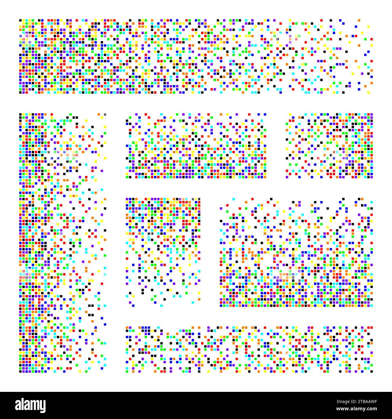 Abstract dissolving square Stock Vector Images - Alamy