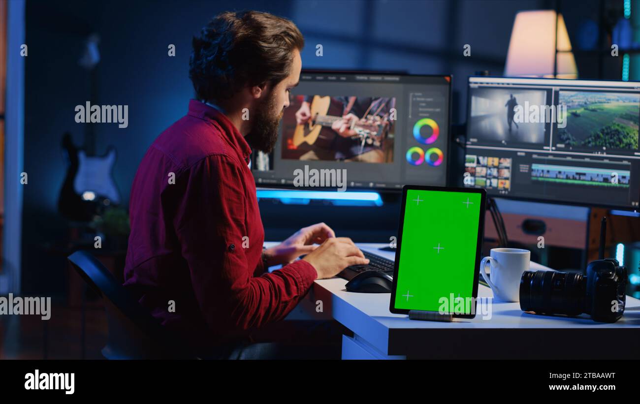 Visual effects green screen hi-res stock photography and images - Alamy