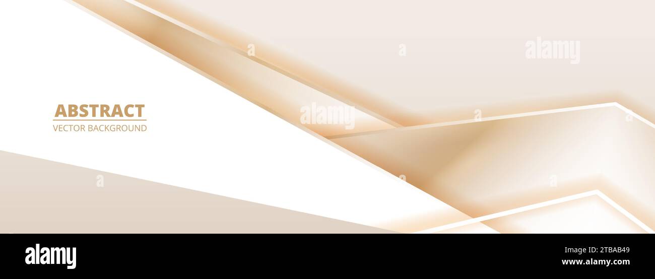 Soft gold modern abstract background with shadows and geometric shapes ...