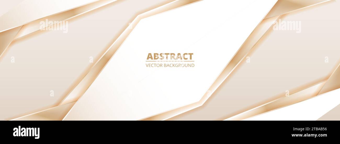 Soft gold modern abstract background with shadows and geometric shapes ...