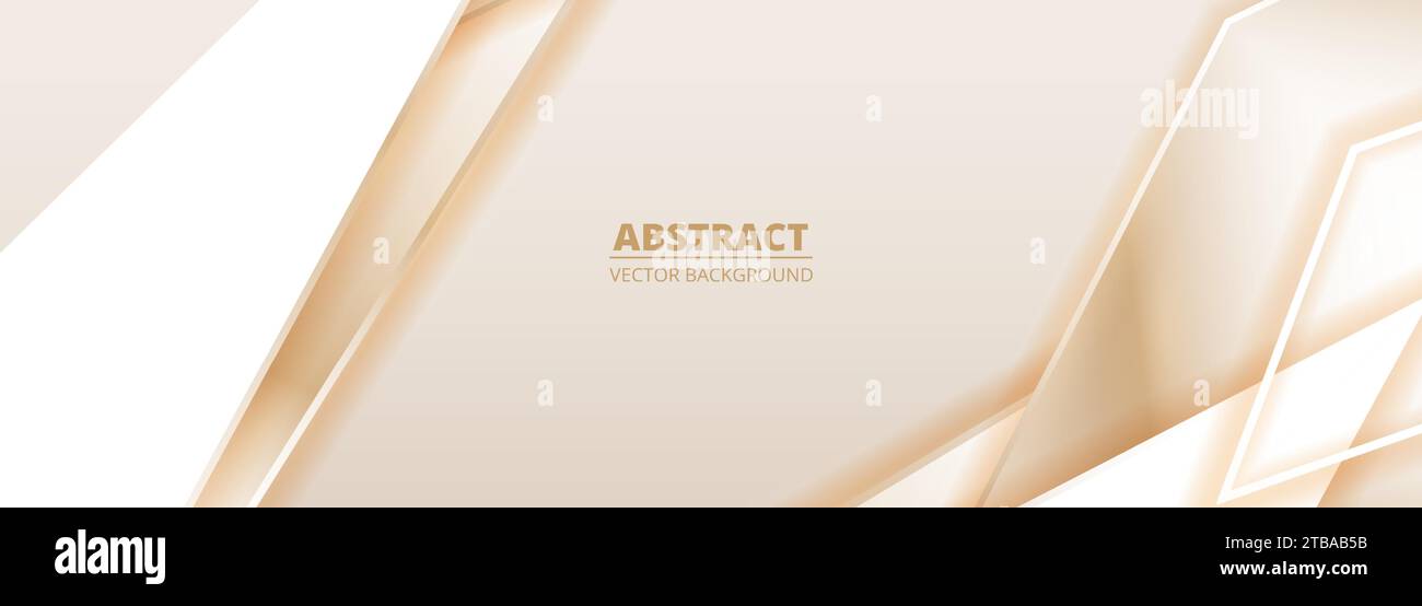 Soft gold modern abstract background with shadows and geometric shapes ...