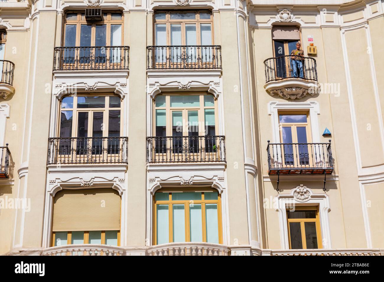 Smoking on a balcony hi-res stock photography and images - Alamy