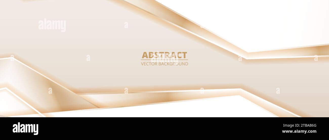 Soft gold modern abstract background with shadows and geometric shapes ...