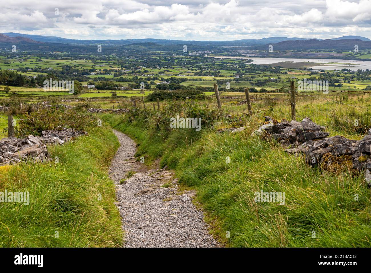 Trail to Knocknarea mountain, Grange North, Knockaree, Sligo, Ireland ...