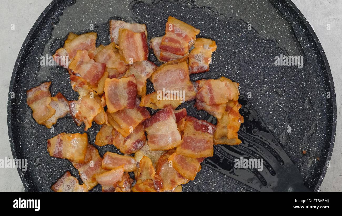 Crispy bacon recipe hi-res stock photography and images - Alamy