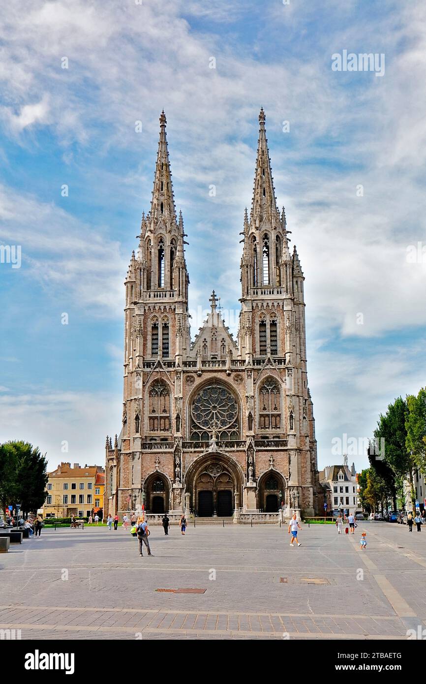 Church of Saint Peter and Saint Paul, Belgium, Flanders, Oostende Stock ...