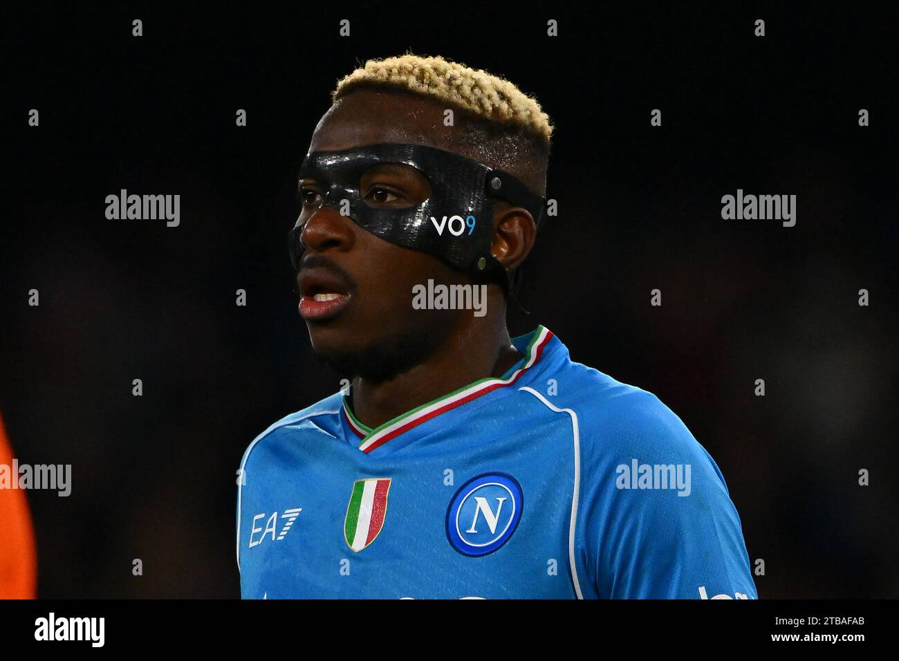 Victor Osimhen of SSC Napoli looks on during the Serie A TIM match ...
