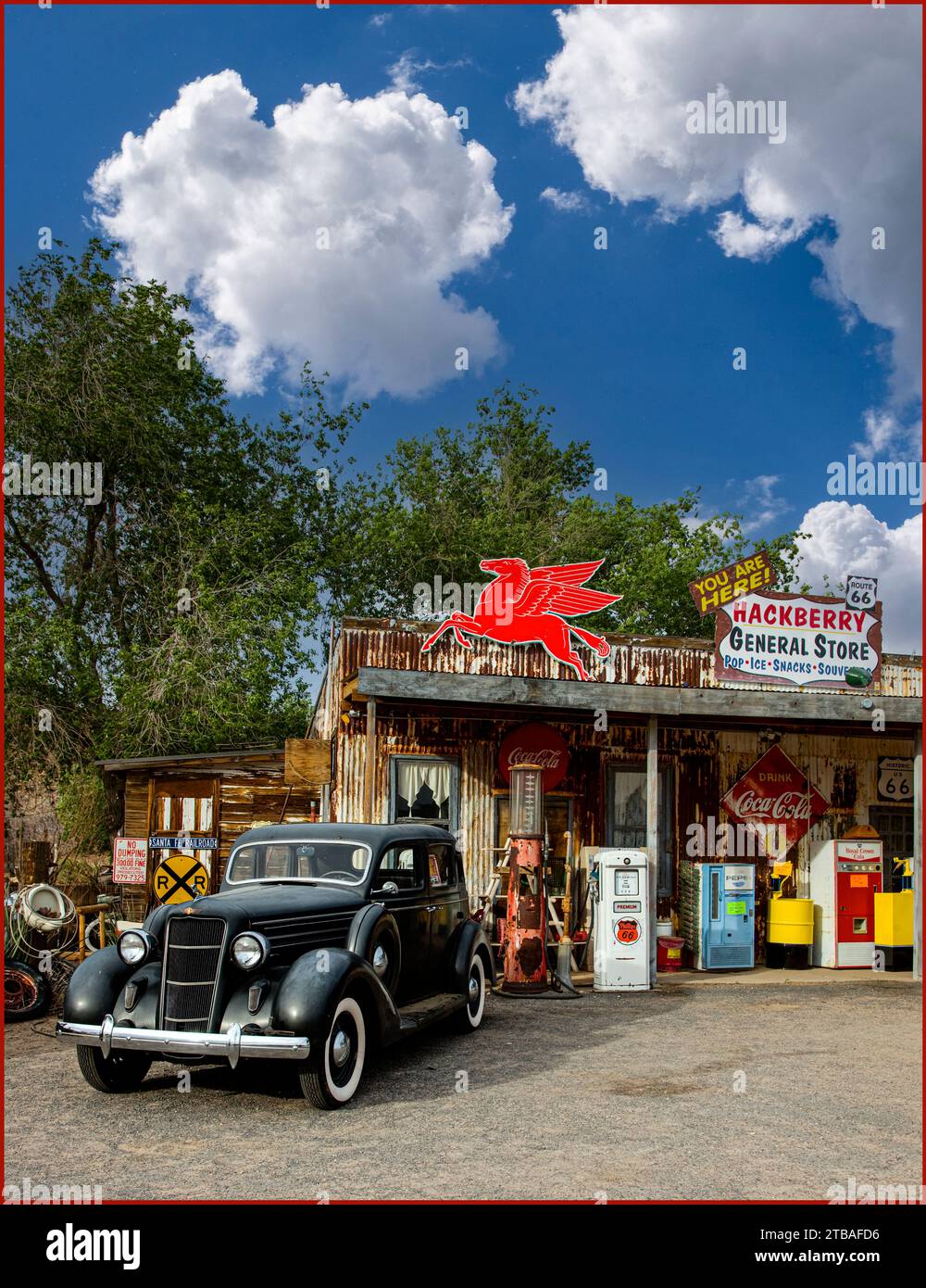 Route 66 rustic general store hi-res stock photography and images - Alamy