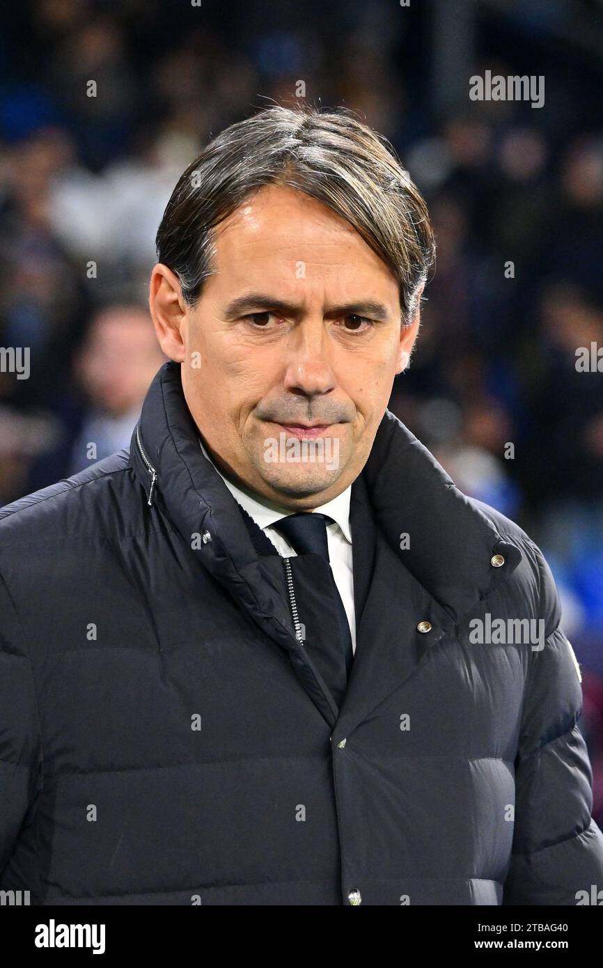 Simone Inzaghi head coach of FC Internazionale looks on during the ...