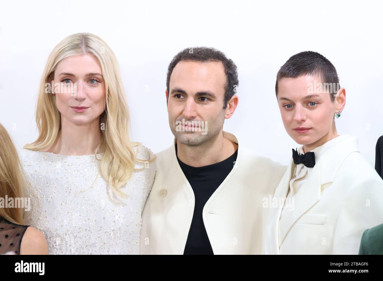 Elizabeth Debicki, Khalid Abdalla and Emma Corrin, THE CROWN Finale ...
